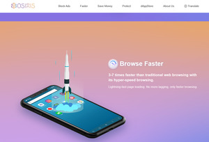 Osiris browser fascinates users